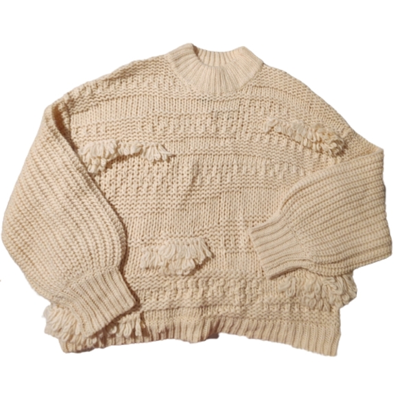 Universal Thread | Sweaters | Universal Thread Cream Knit Wool Sweater ...